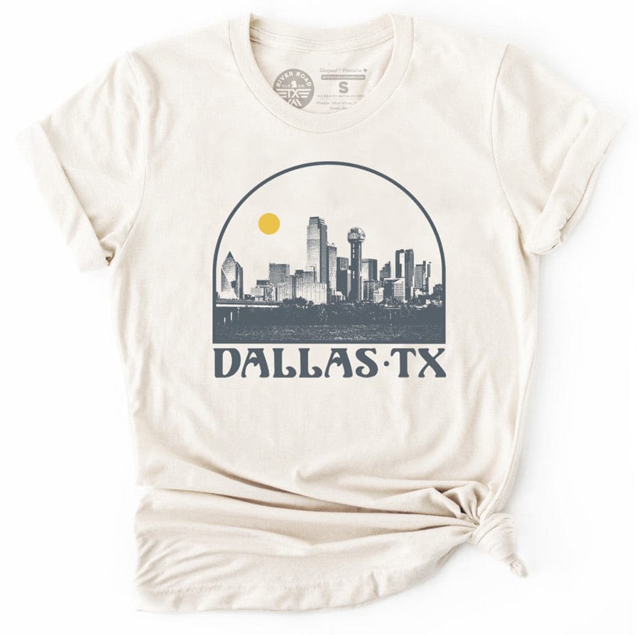 Dallas Skyline T-Shirt | Dallas City T Shirt | Texas Apparel ...