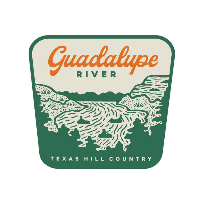 Guadalupe Hill Country Sticker – RIVER ROAD CLOTHING CO.